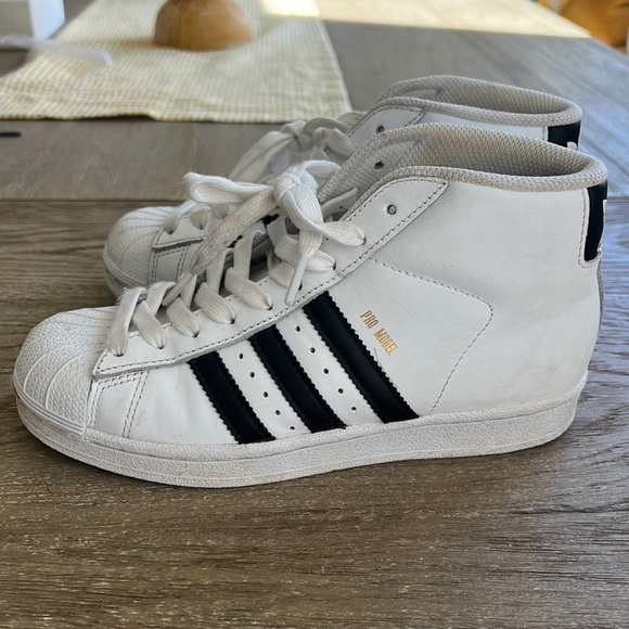 adidas | Shoes | Adidas High Tops Pro Model Sneakers | Poshmark